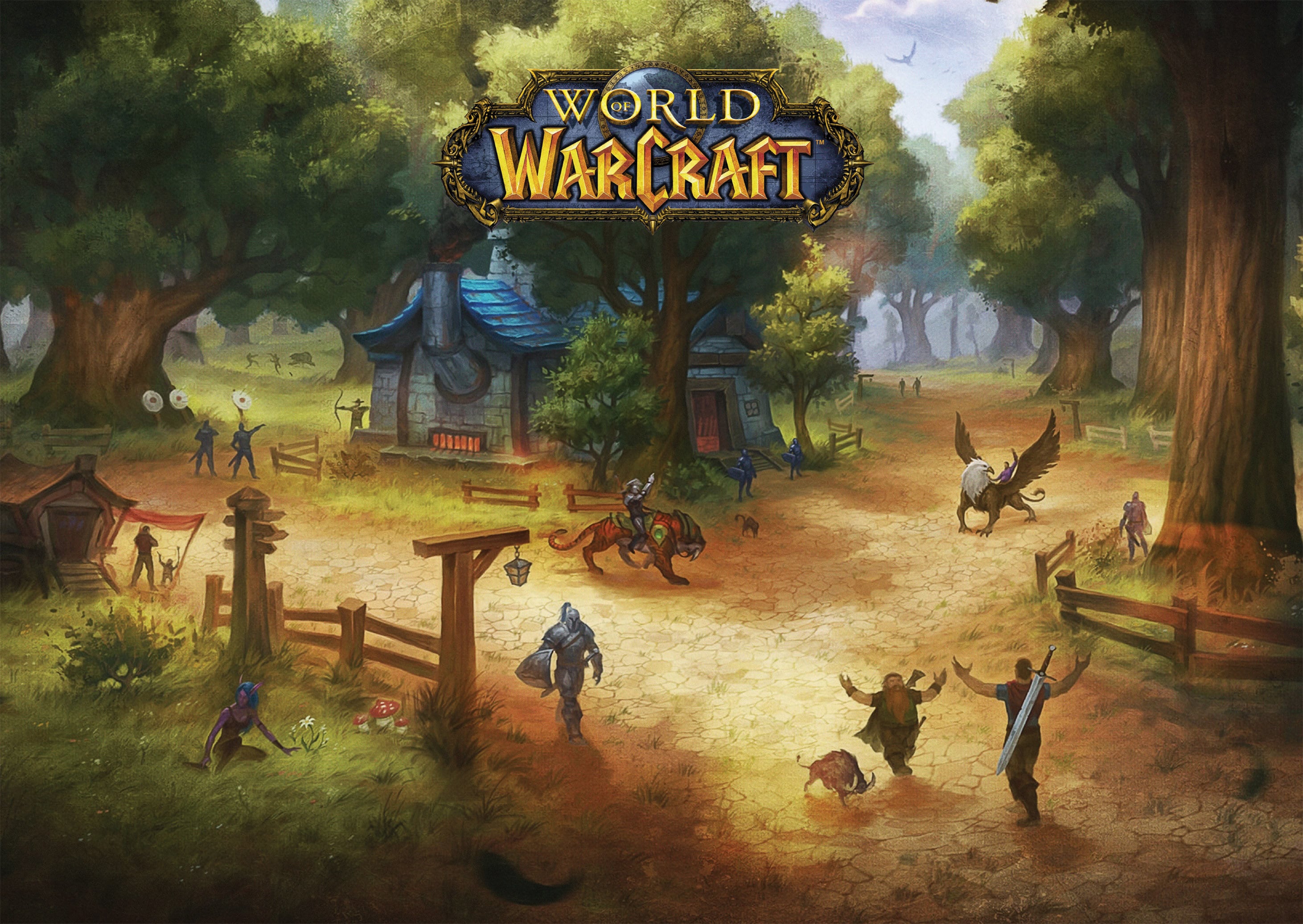 World of Warcraft Vanilla Goldshire High Quality A3 Print - Etsy UK