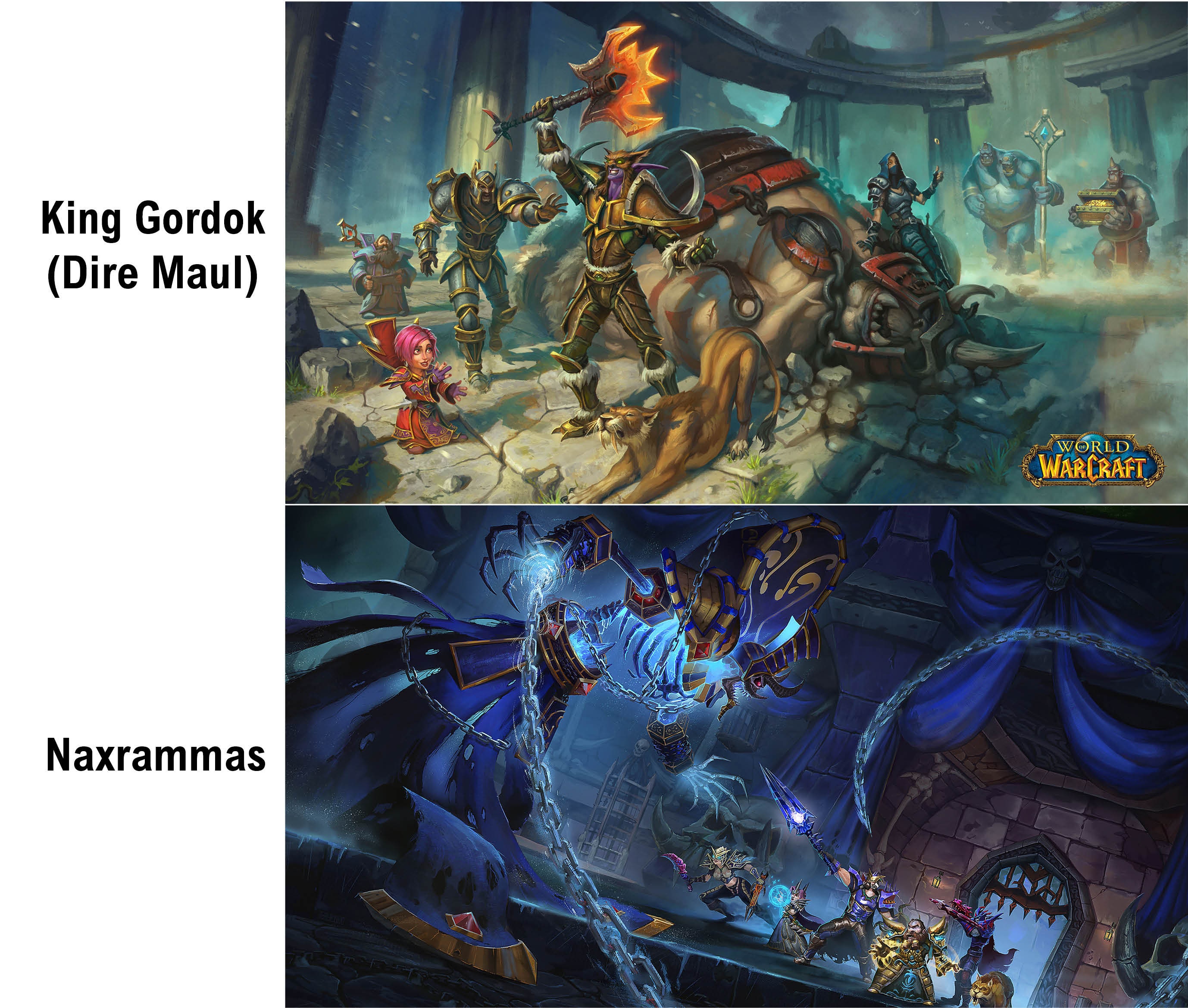 World of Warcraft Classic, Artwork Prints, High Quality 800x450mm ...