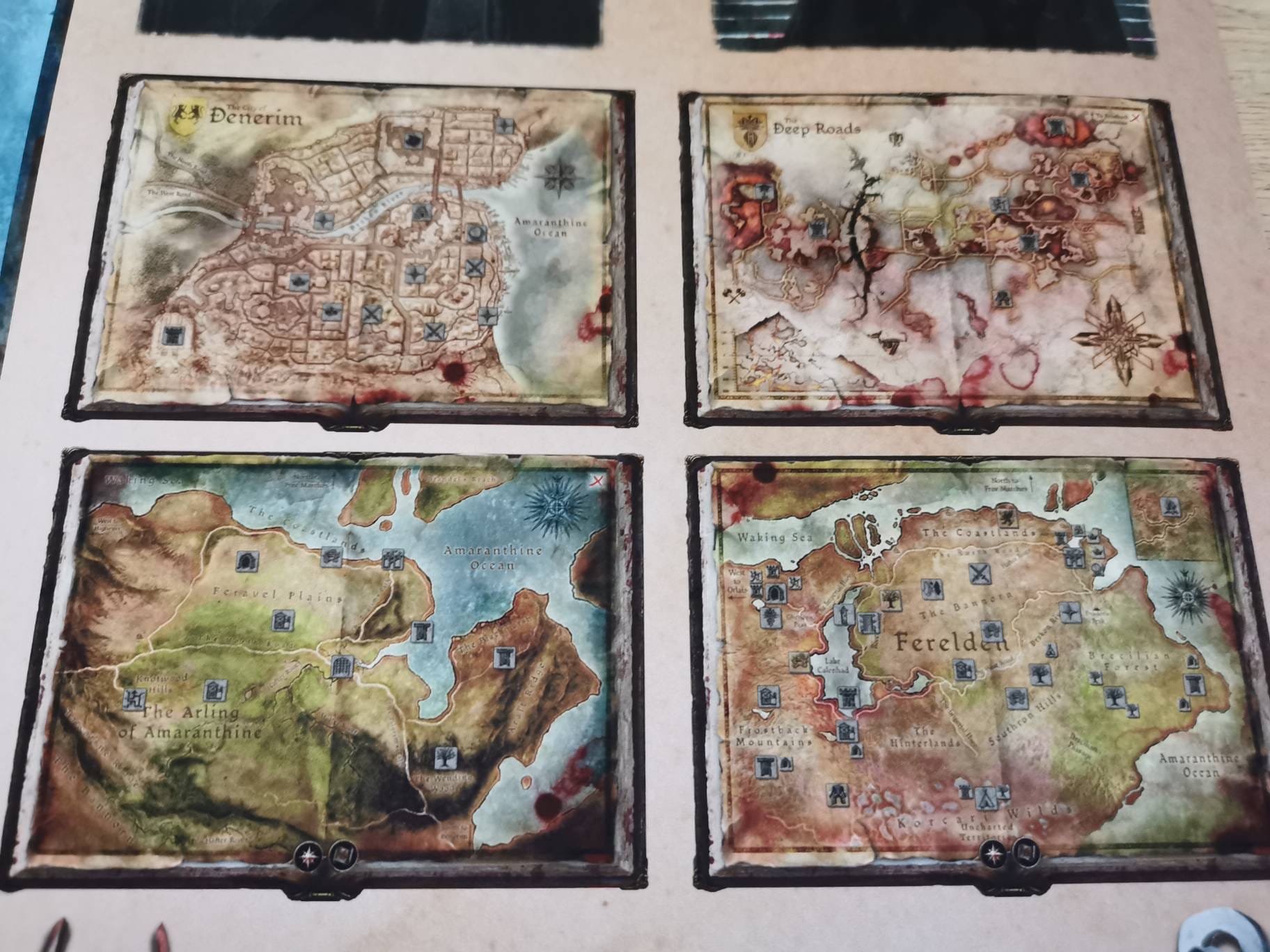 Dragon Age Origins Fereldan Map High Quality A3 A2 or A1 - Etsy