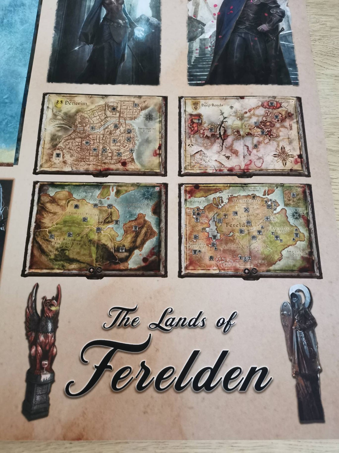 Dragon Age Origins Fereldan Map High Quality A3 A2 or A1 | Etsy UK