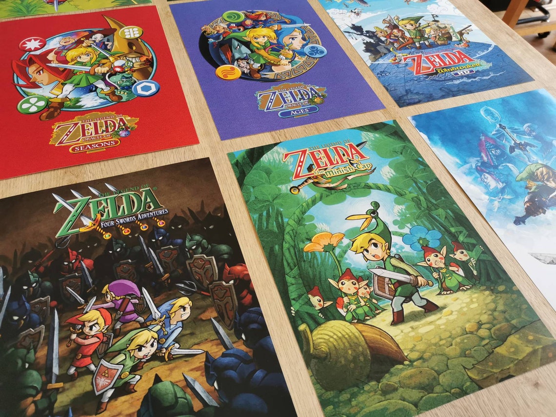 The Legend of Zelda Custom Box Art A3 420x297mm or 11x14 | Etsy