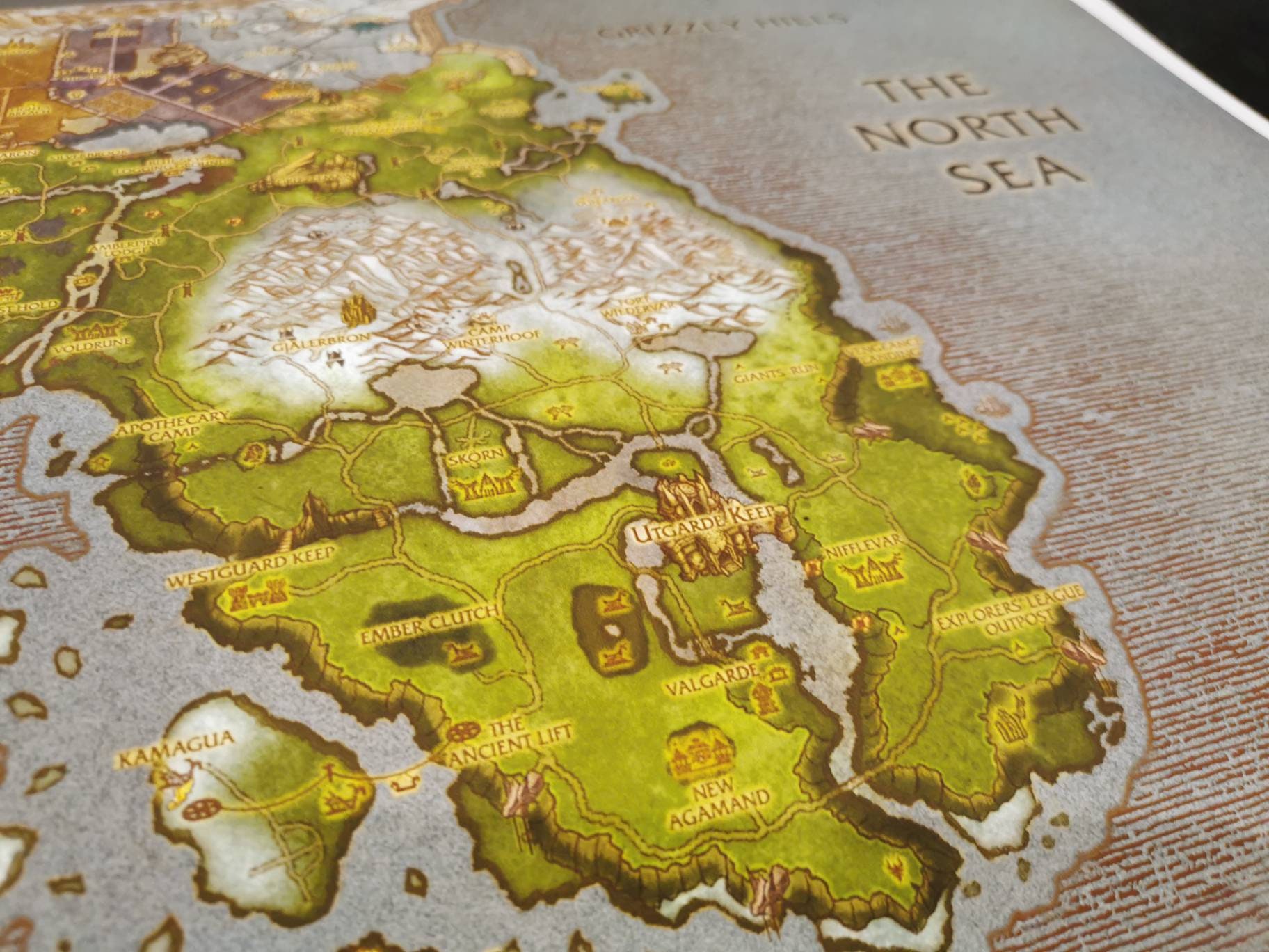 Mapa De Northrend High Quality Map Of The Northrend From World Of