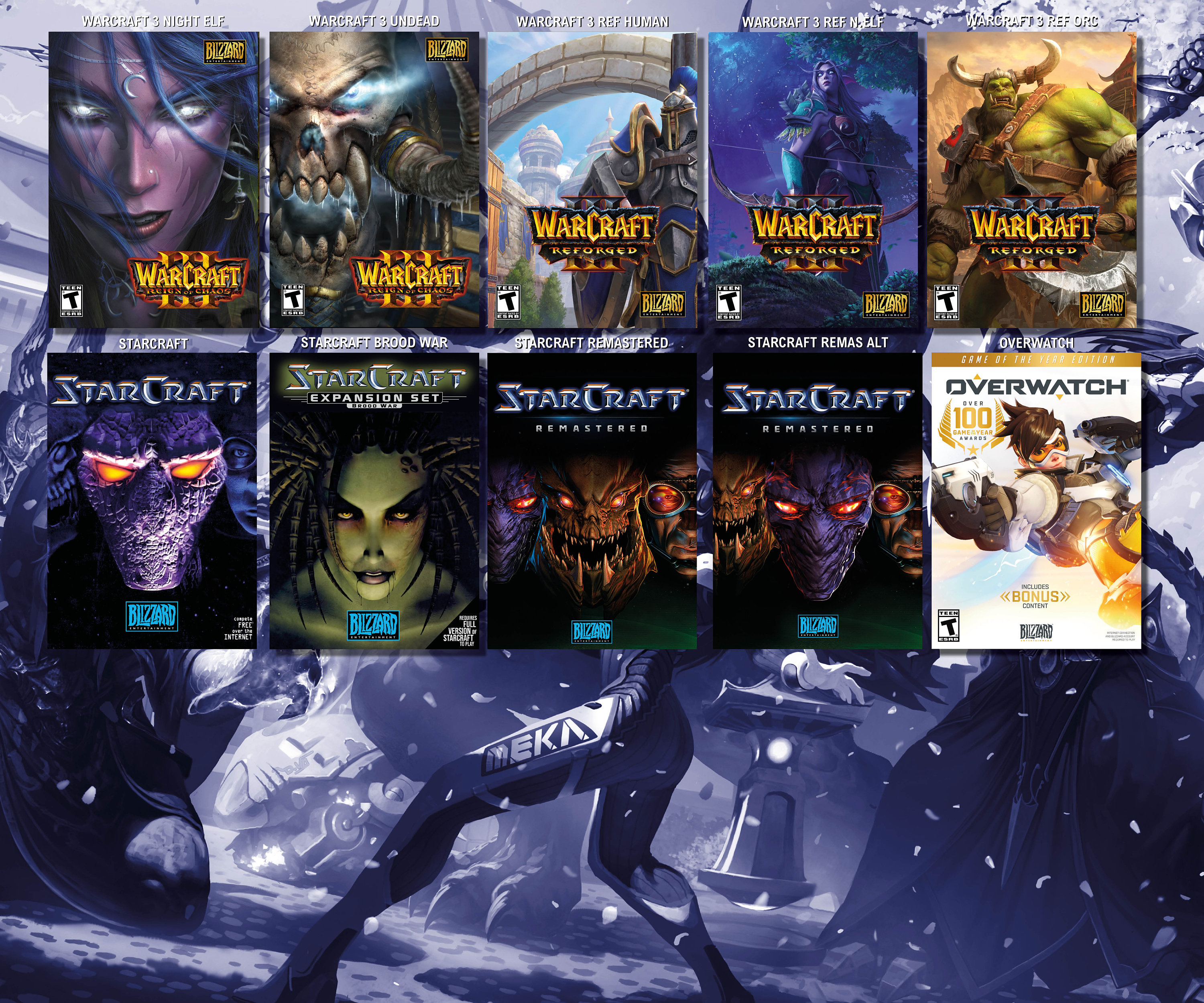 Blizzard Games Box Art Posters A4 297x210mm Hearthstone - Etsy UK