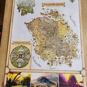 Morrowind, Vvardenfell Map (the Elder Scrolls 3), High Quality, Large ...