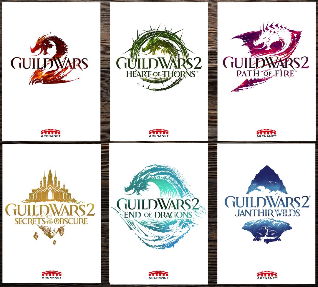 Guild Wars 2 Box Art A4 or 8x10 Inch Prints - Etsy