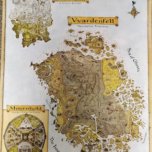 Morrowind, Vvardenfell Map (the Elder Scrolls 3), High Quality, Large ...
