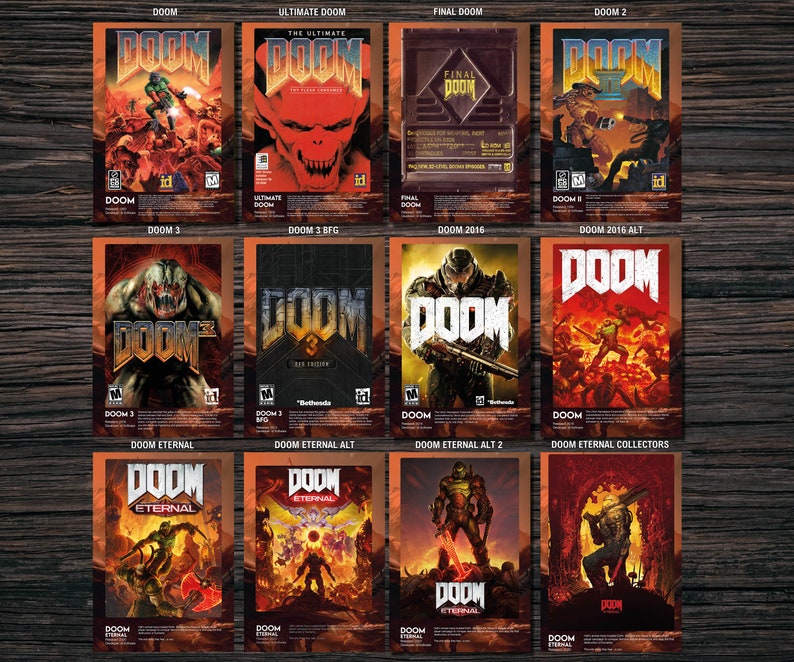 Doom Box Art Posters A4 297x210mm - Etsy UK
