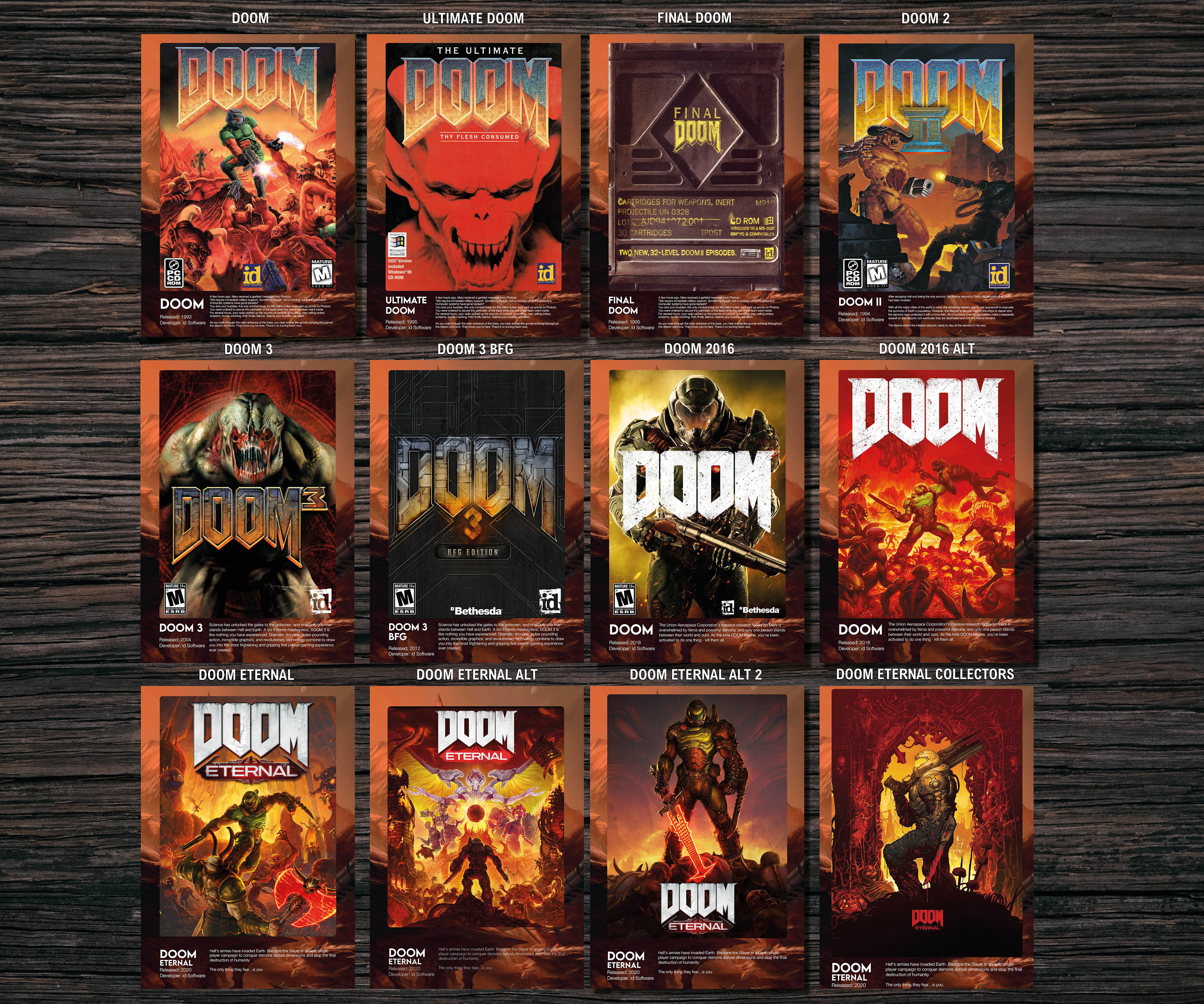 Doom Box Art Posters A4 297x210mm - Etsy UK