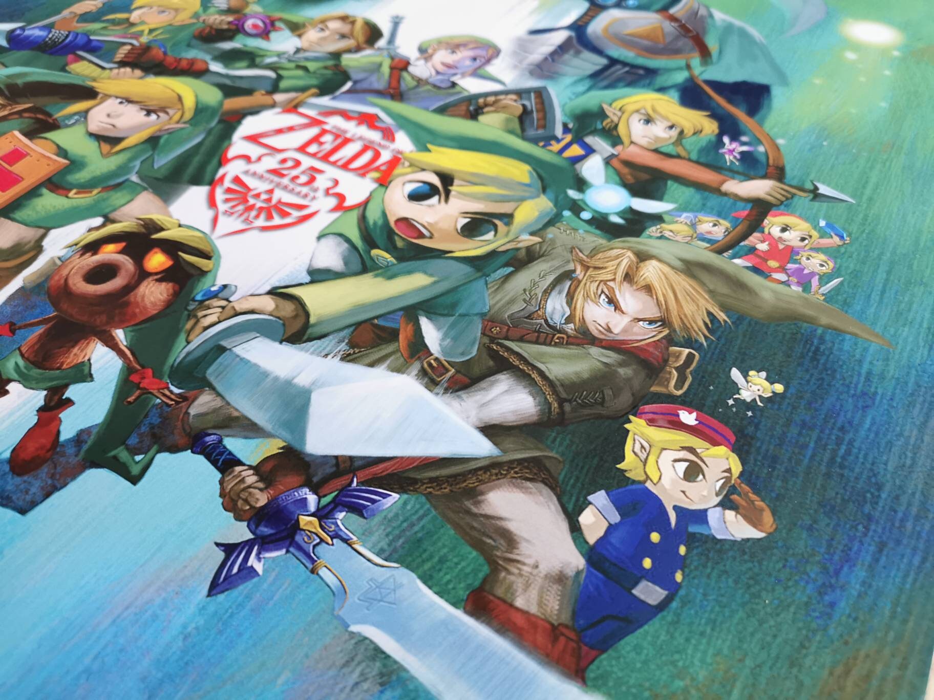 The Legend of Zelda 25th Anniversary Artwork A2 A1 or | Etsy