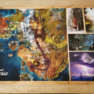 Guild Wars 2, Tyria Map, High Quality, A3, A2 & A1 Prints - Etsy