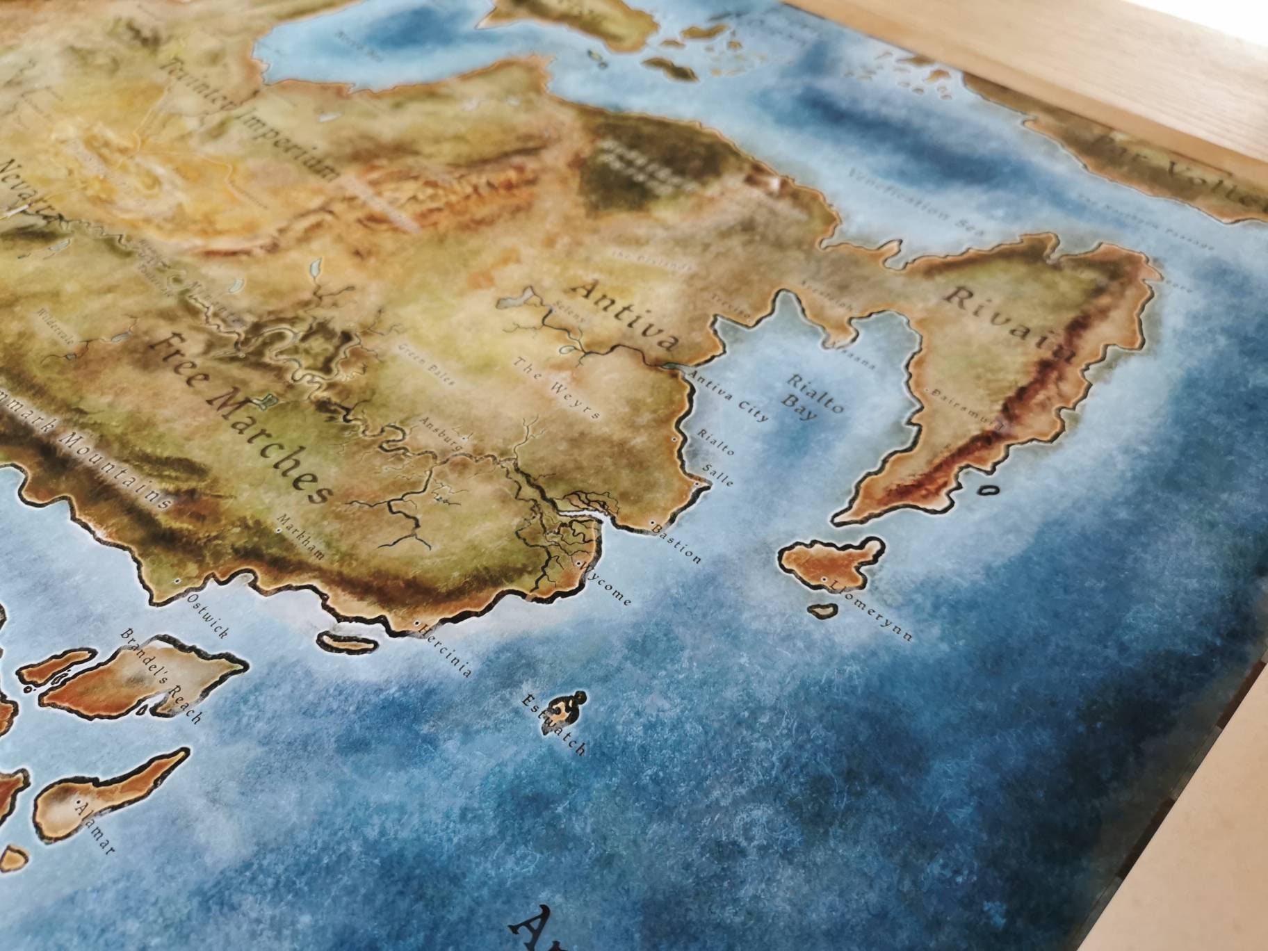 Dragon Age Inquisition Thedas Map High Quality A3 A2 & A1 - Etsy Canada