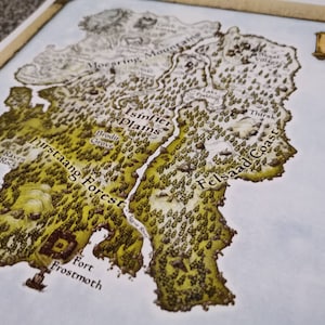 Morrowind, Vvardenfell Map (the Elder Scrolls 3), High Quality, Large ...