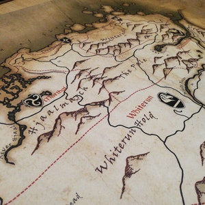Skyrim Province Map the Elder Scrolls 5, High Quality, A1, A2, A3 ...