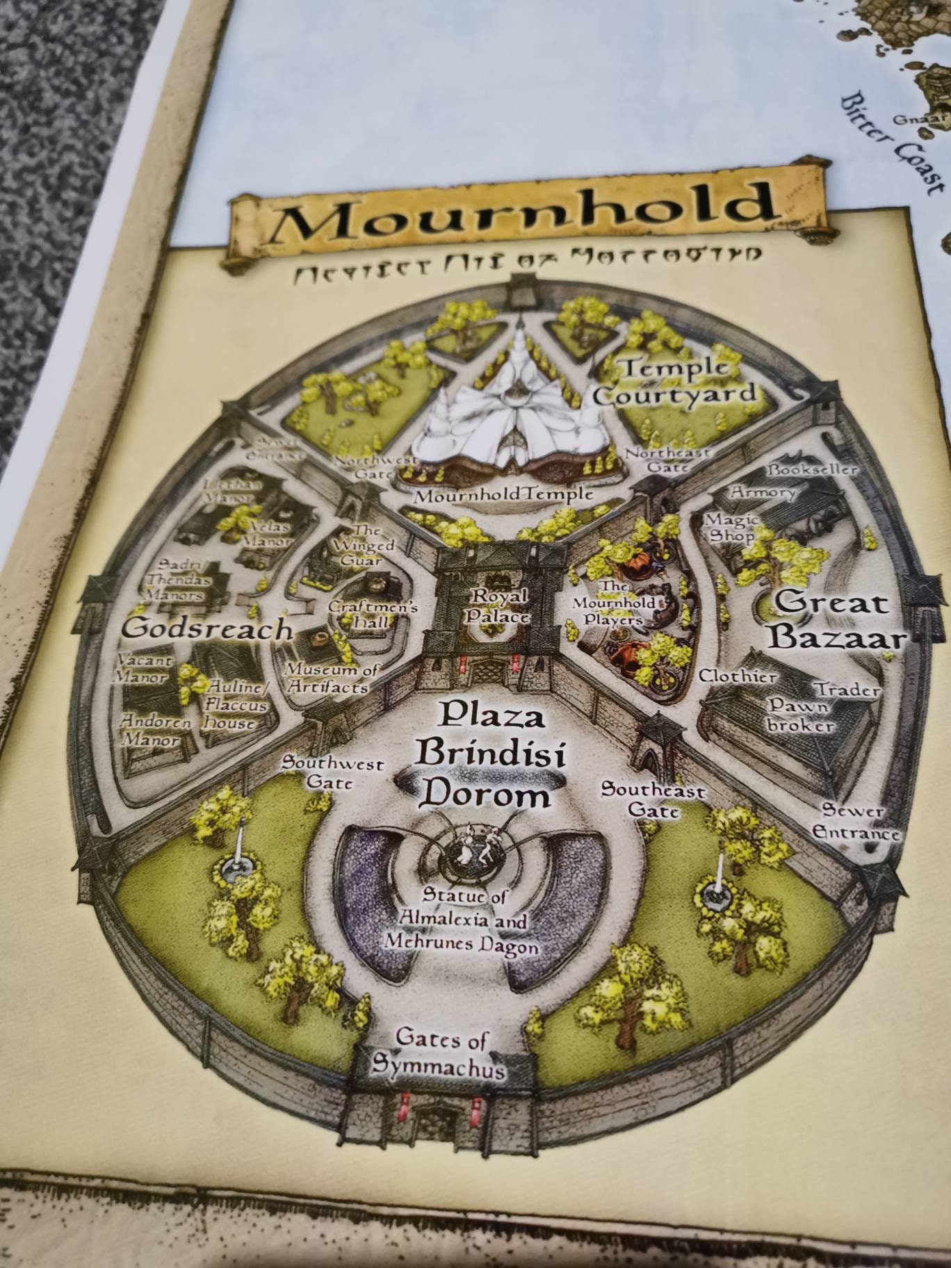 Morrowind Vvardenfell Map the Elder Scrolls 3 High - Etsy Australia