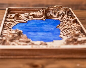 Laser cut map | Etsy