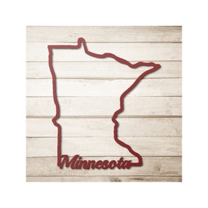 Minnesota Metal Wall Art Sign - Etsy