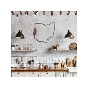 Ohio Metal Wall Art Sign - Etsy