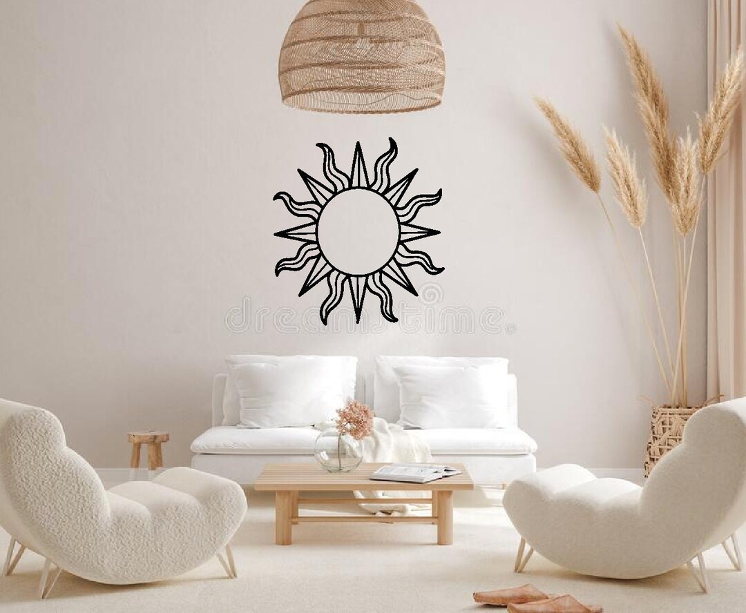 Bohemian Sun Metal Wall Art - Etsy