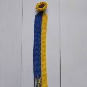 Ukrainian Flag Bookmark Crochet Pattern, Pdf Pattern, Sunflower ...