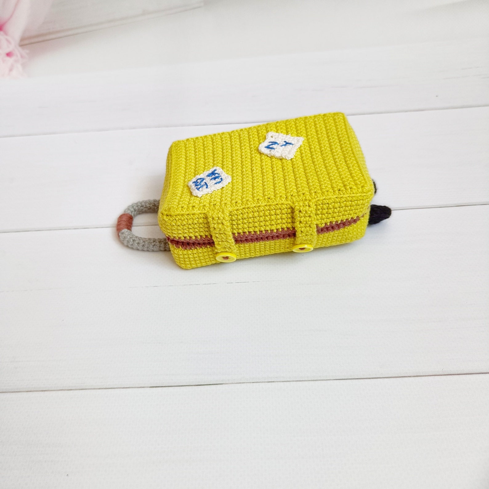 Suitcase for Doll Crochet Pattern, Doll Supplies Amigurumi Pattern ...