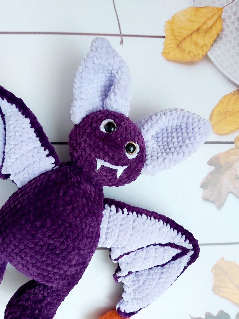 Crochet Bat Pattern, Bat Plush Pattern, Amigurumi Bat Pattern ...