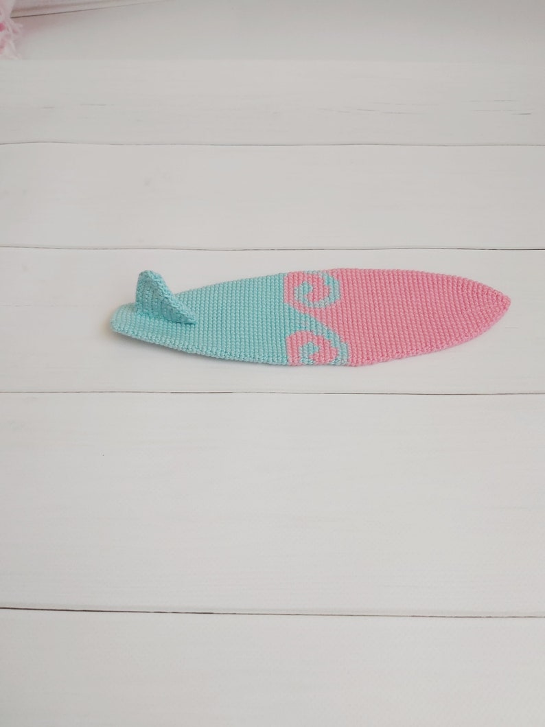 Doll Clothes Crochet Pattern, Surfboard for Doll Pattern, Doll Supplies ...