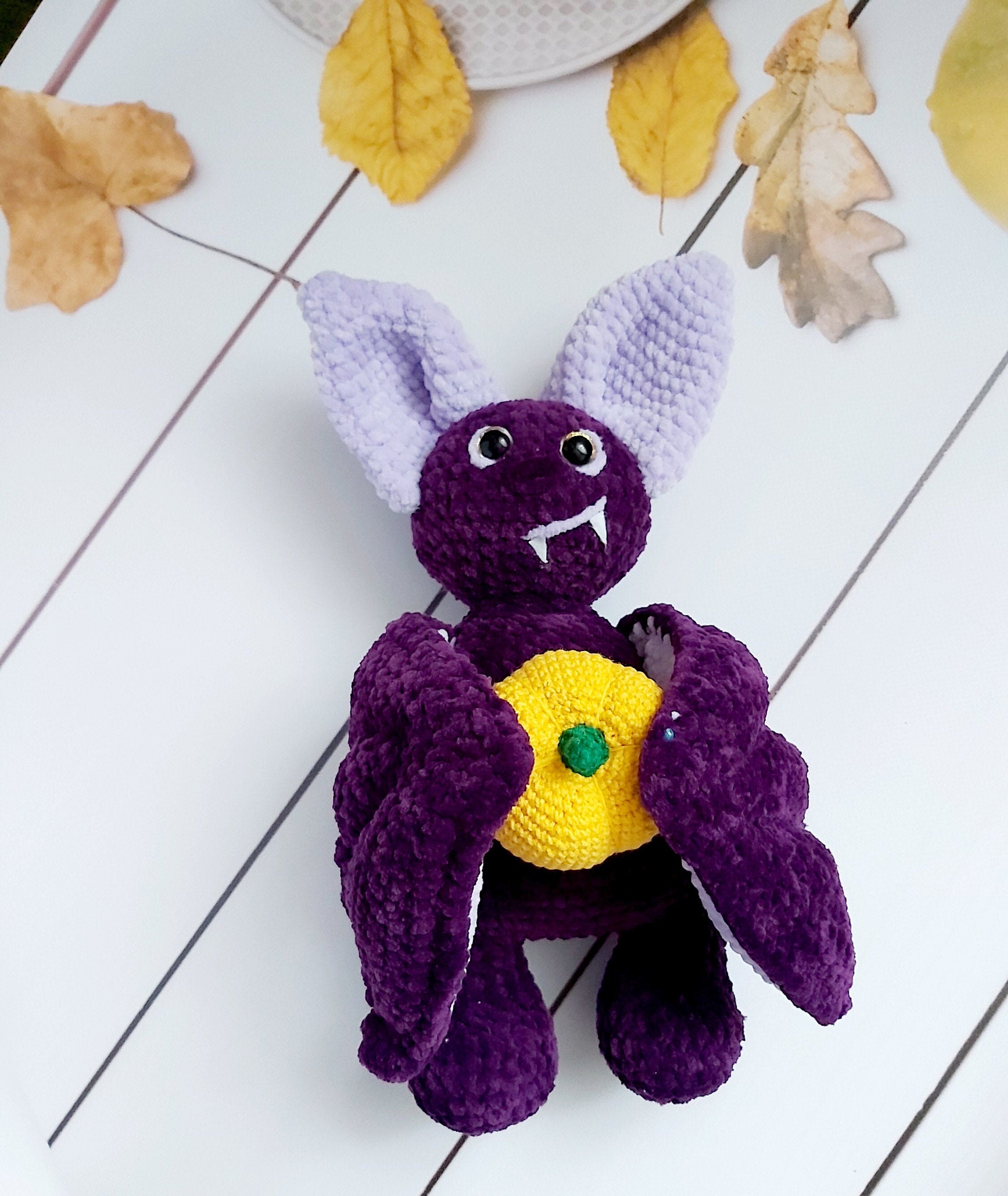 Crochet Bat Pattern, Bat Plush Pattern, Amigurumi Bat Pattern ...