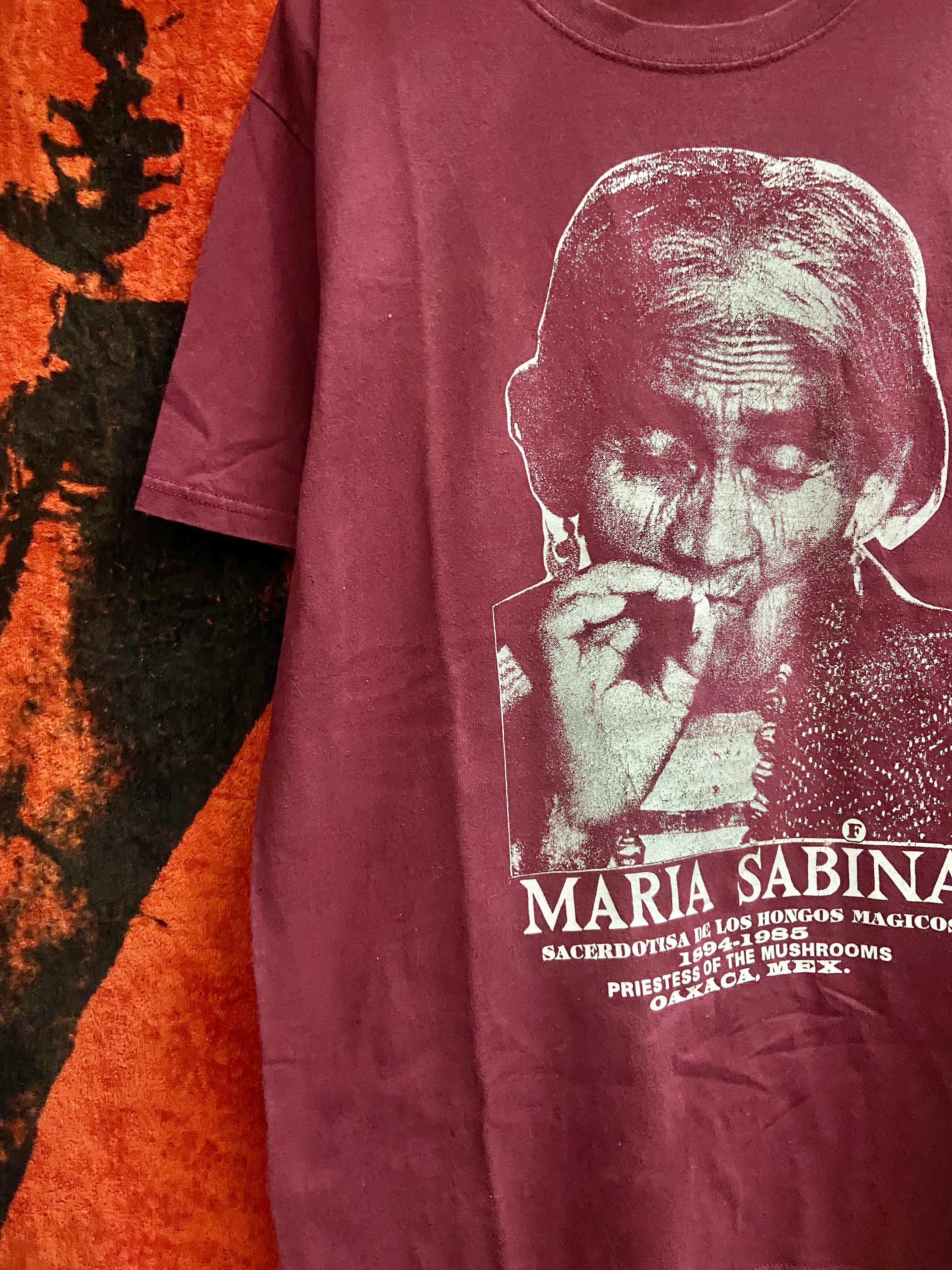 Vintage 00s Maria Sabina the Mexican Shaman Photoprint Artwork T Shirt ...
