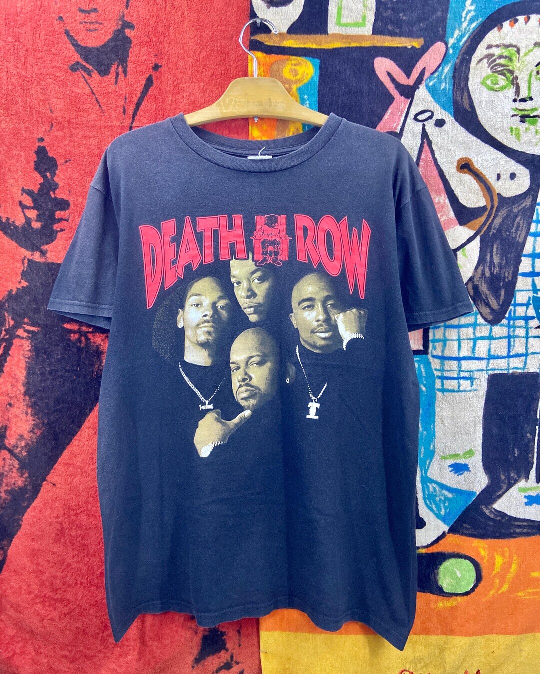 Vintage 00s Death Row Records American Hip Hop Labels Promo T Shirt ...