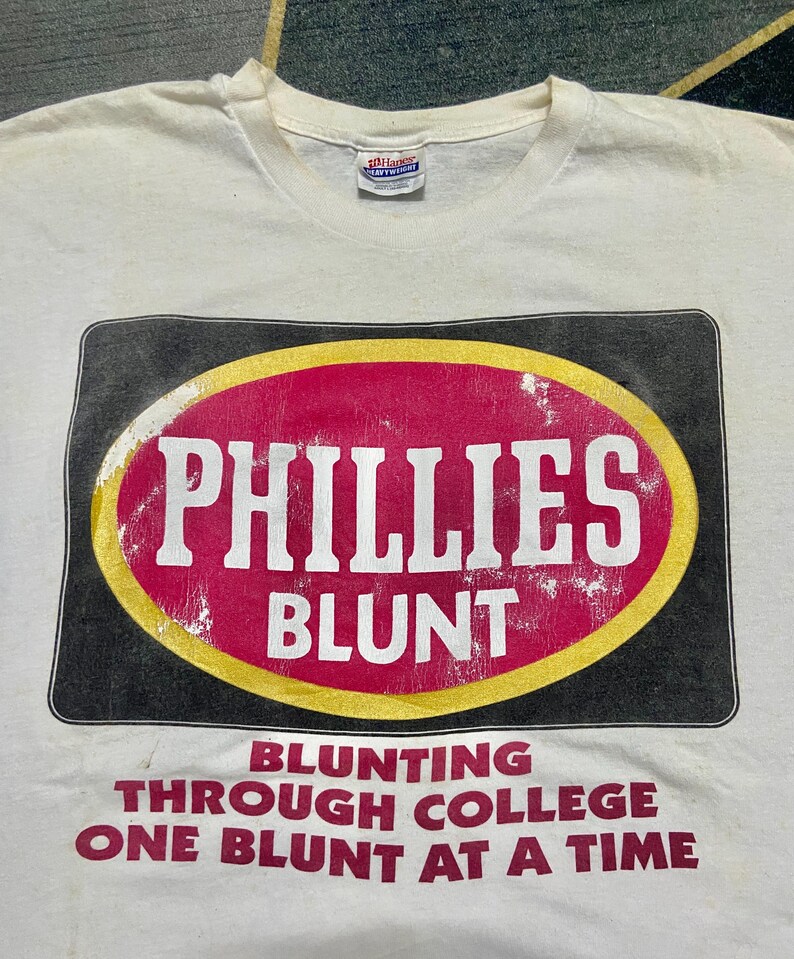 Vintage 90s Phillies Blunt American Old School Clothing Line New York ...