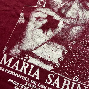 Vintage 00s Maria Sabina the Mexican Shaman Photoprint Artwork T Shirt ...