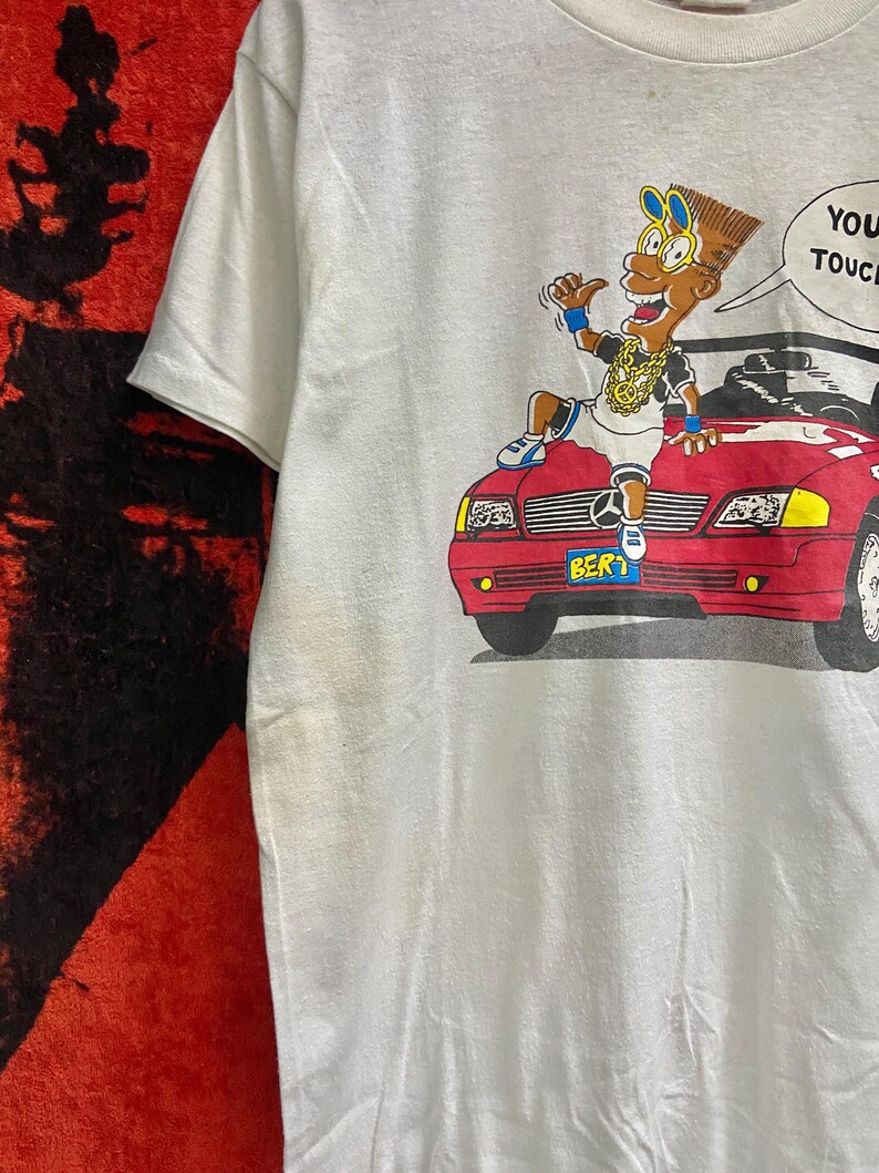 Vintage 80s Bart Simpson "you Cant Touch This" Mercedes Benz Promo Hip ...