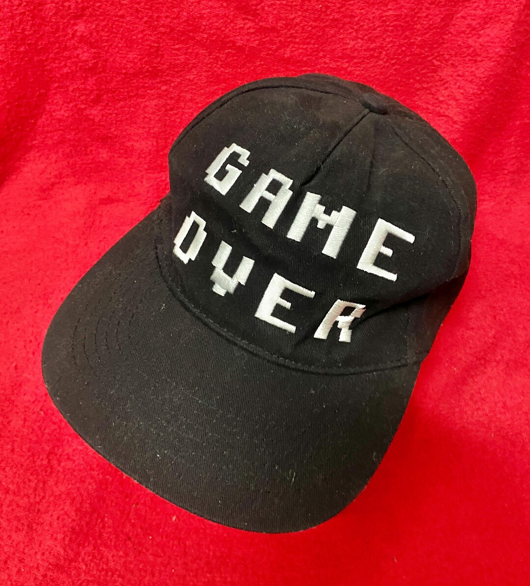 Vintage 90s Pacman Game "game Over" 90s Kids Gaming Culture Snapback ...