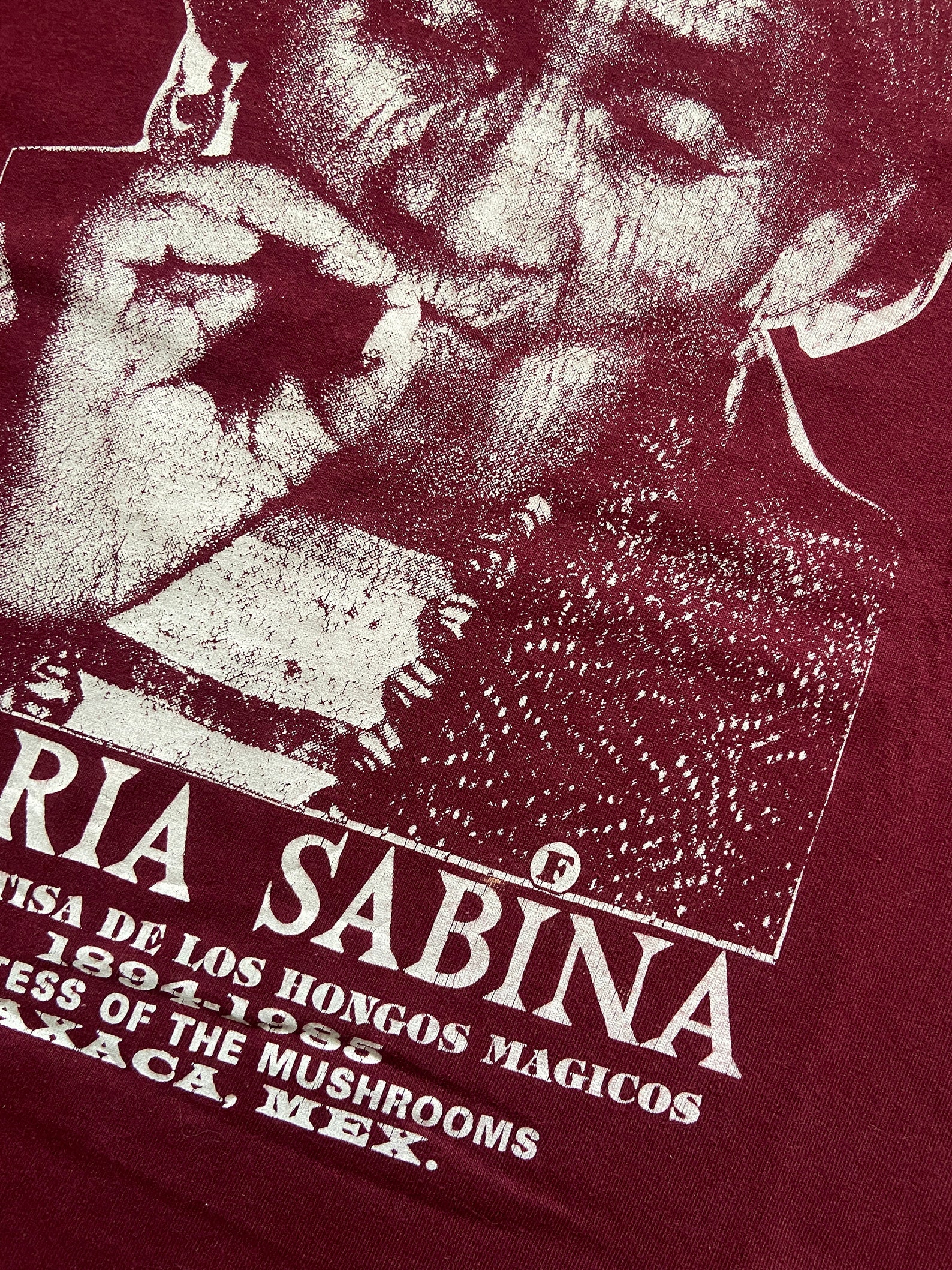Vintage 00s Maria Sabina the Mexican Shaman Photoprint Artwork T Shirt ...