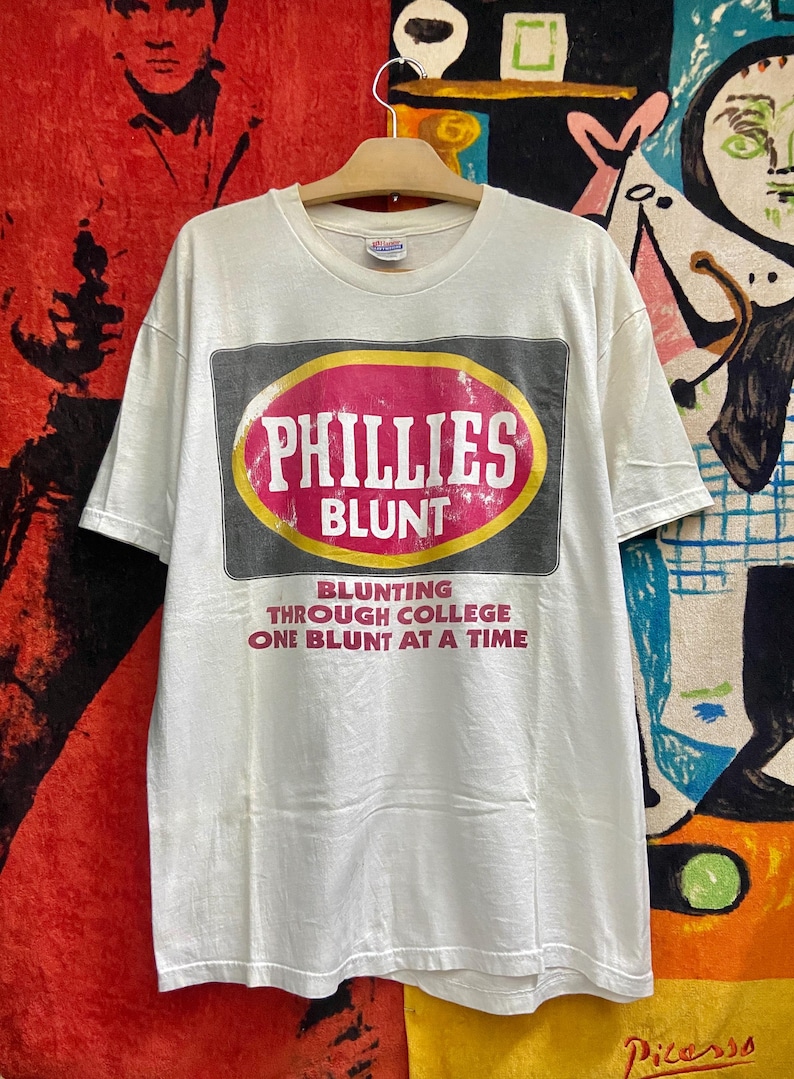 Vintage 90s Phillies Blunt American Old School Clothing Line New York ...