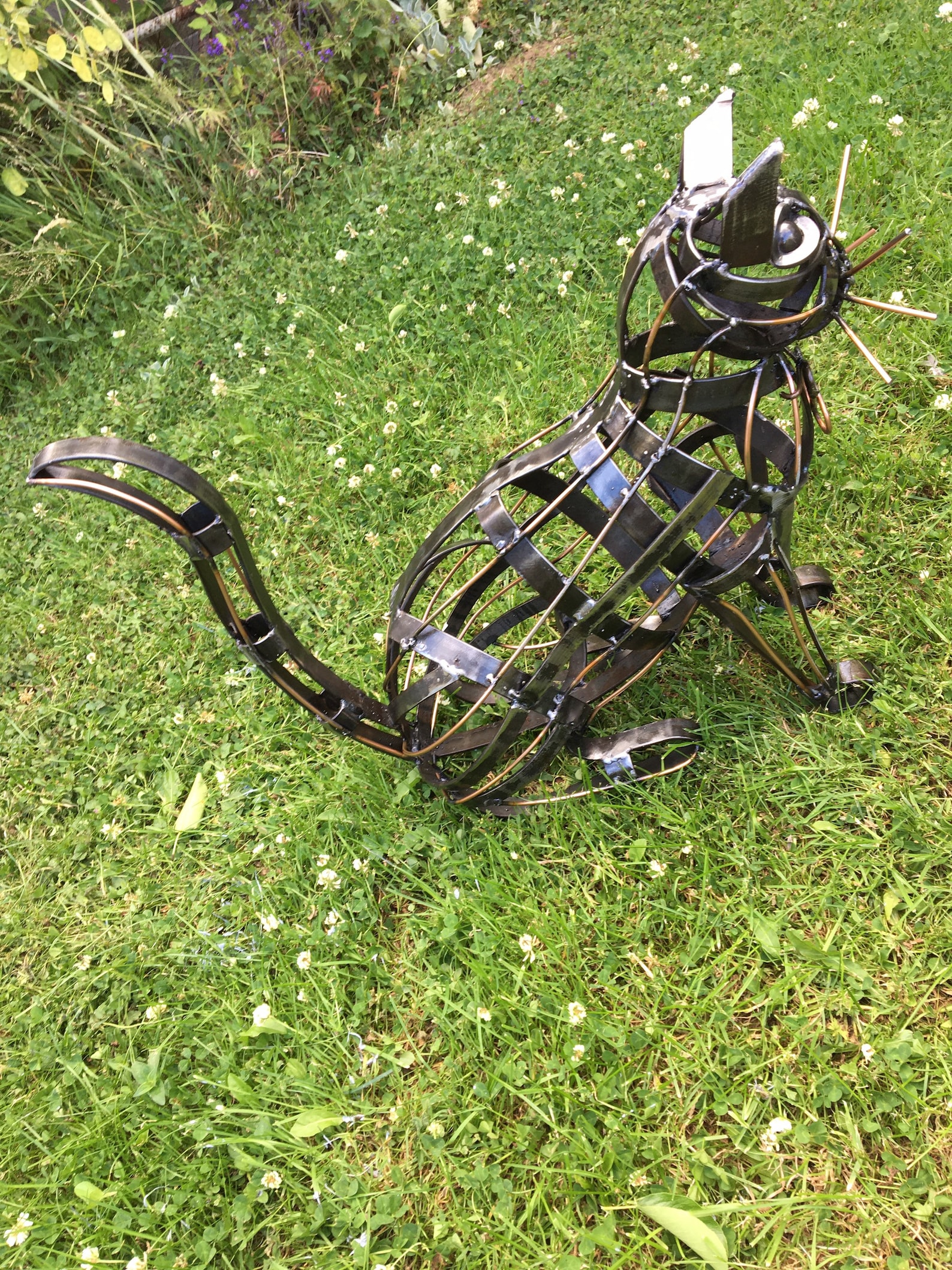 Wireframe Cat Sculpture Made to Order - Etsy