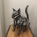 Wireframe Cat Sculpture Made to Order - Etsy