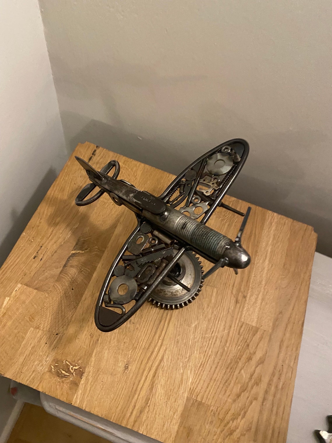 Scrap Metal Spitfire Sculpture - Etsy