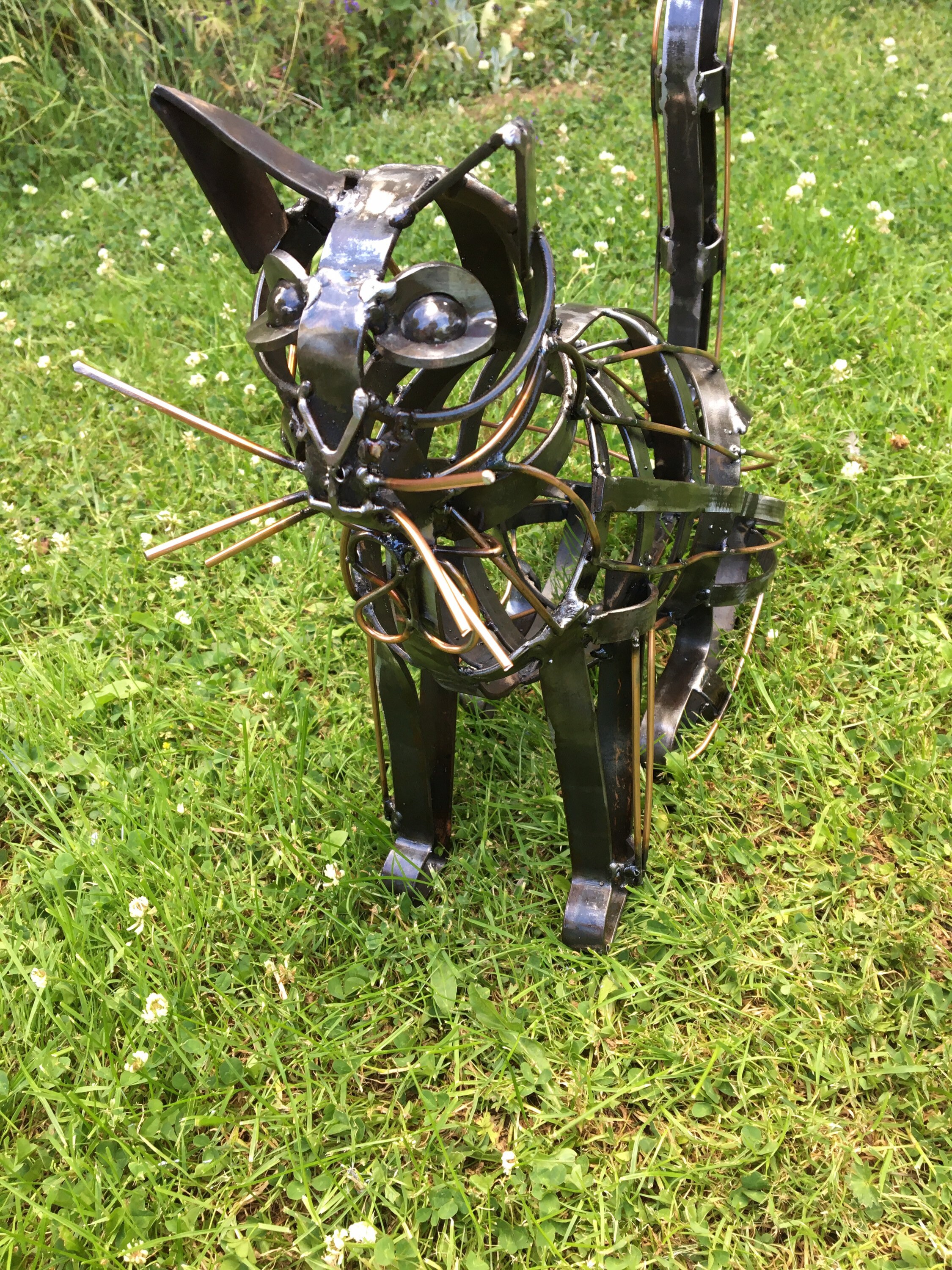 Wireframe Cat Sculpture Made to Order - Etsy