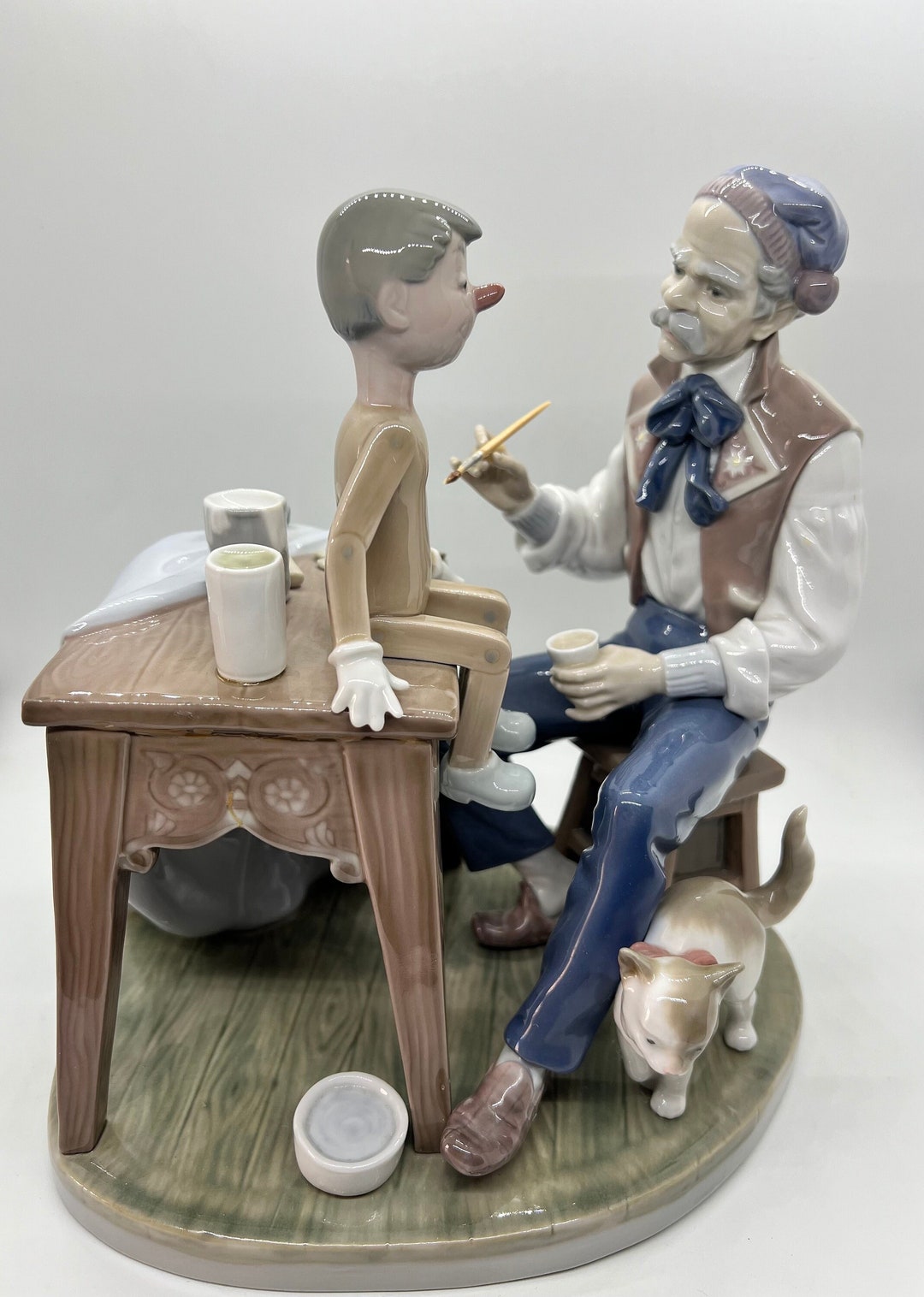 Lladro Figurine the Puppet Painter #5396 - Etsy