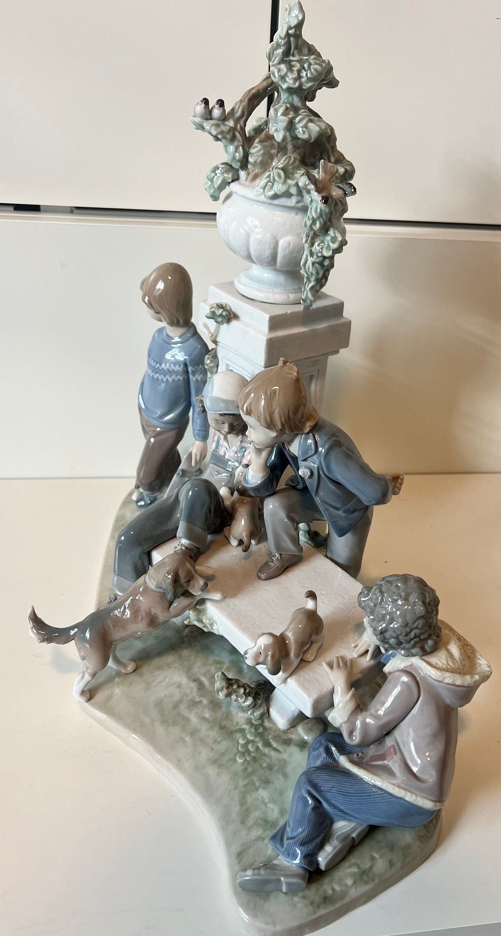 Lladro Figurine Puppy Dog Tails #5539 - Etsy