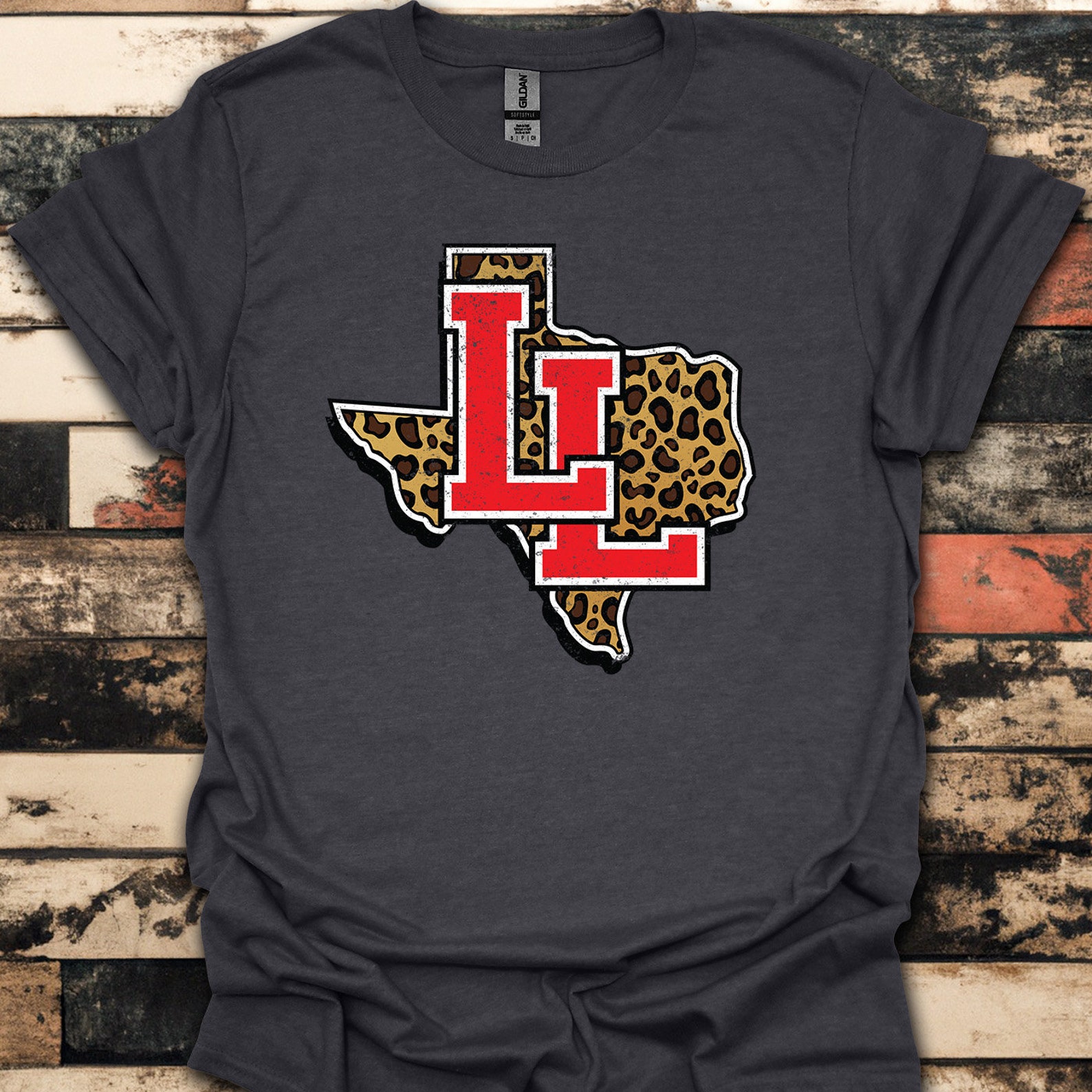 Texas State Leopard Print LL T-shirt | Lorena Texas | Lorena Leopards ...