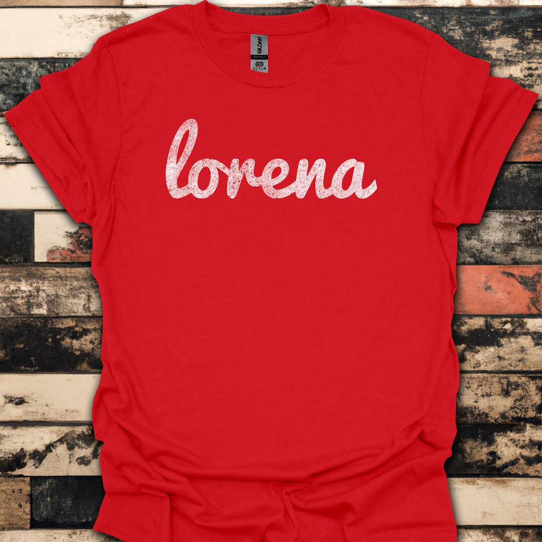 Lorena Script Vintage T-shirt | Lorena Texas | Lorena Leopards - Etsy