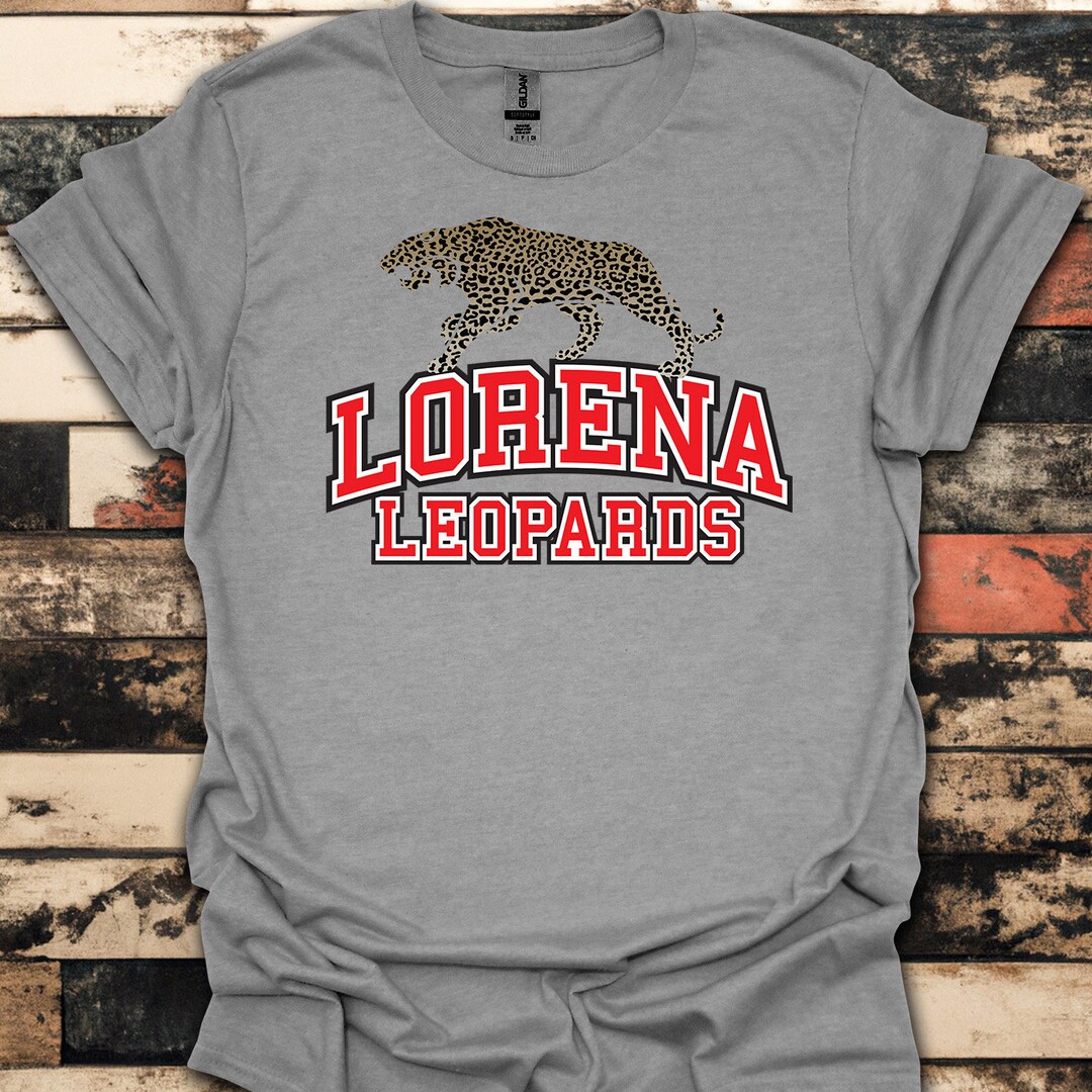 Lorena Leopards Leopard DTF T-shirt | Lorena Texas - Etsy