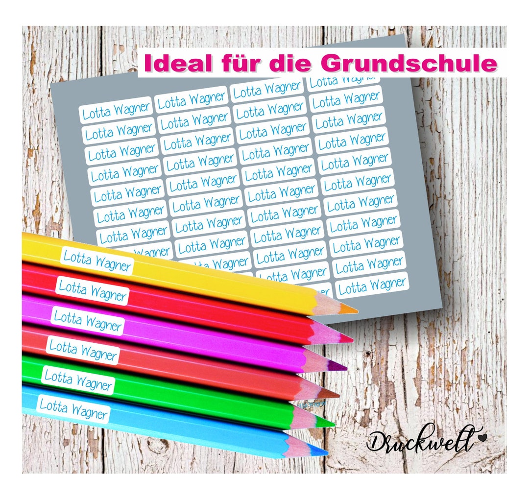 Pen Stickers 102 Pieces, Name Stickers, Labels, Labeling, School, Pen ...