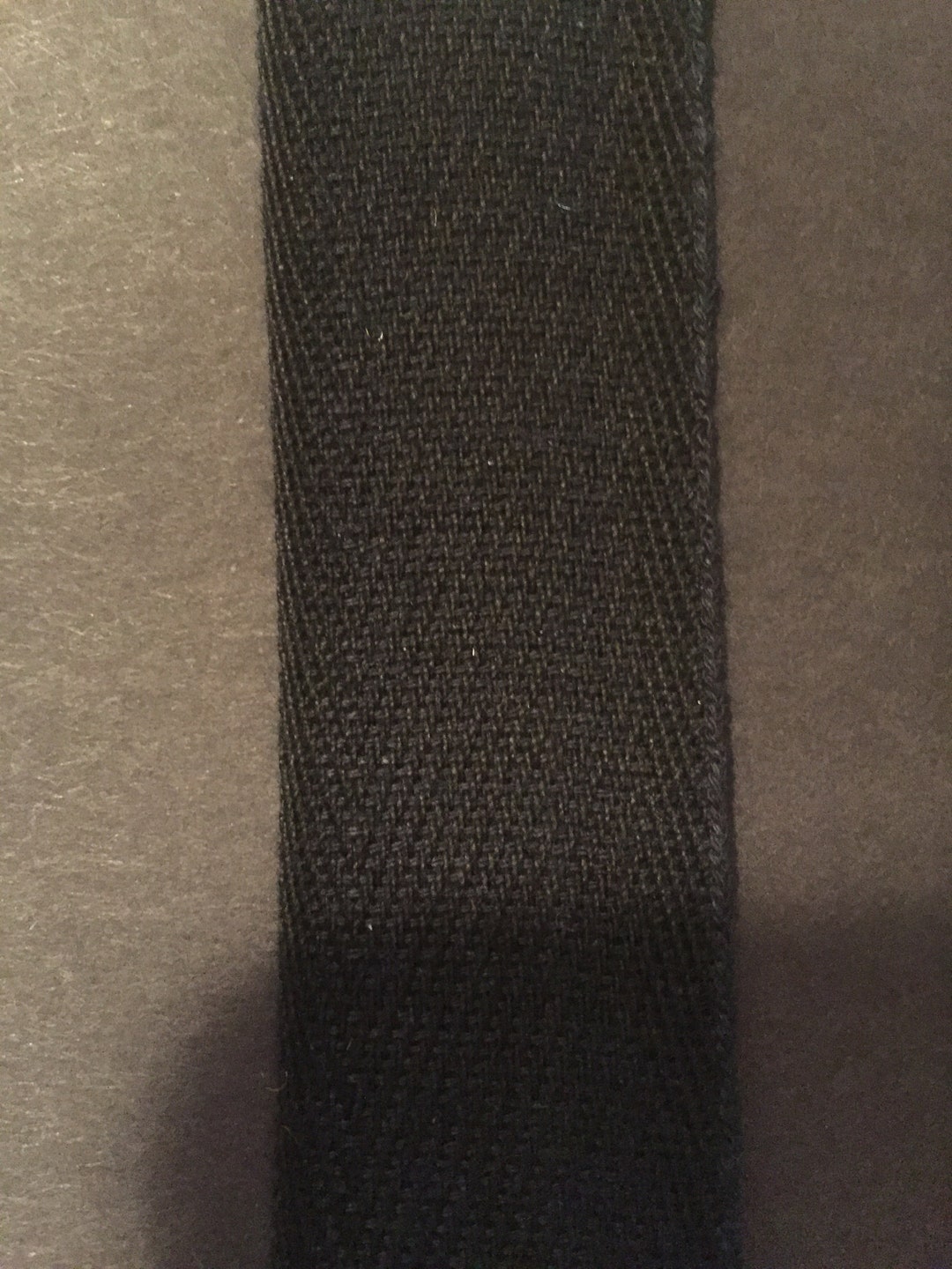 Cotton Crossed Stripe Twill Tape 25mm Black Color 50 Meters - Etsy