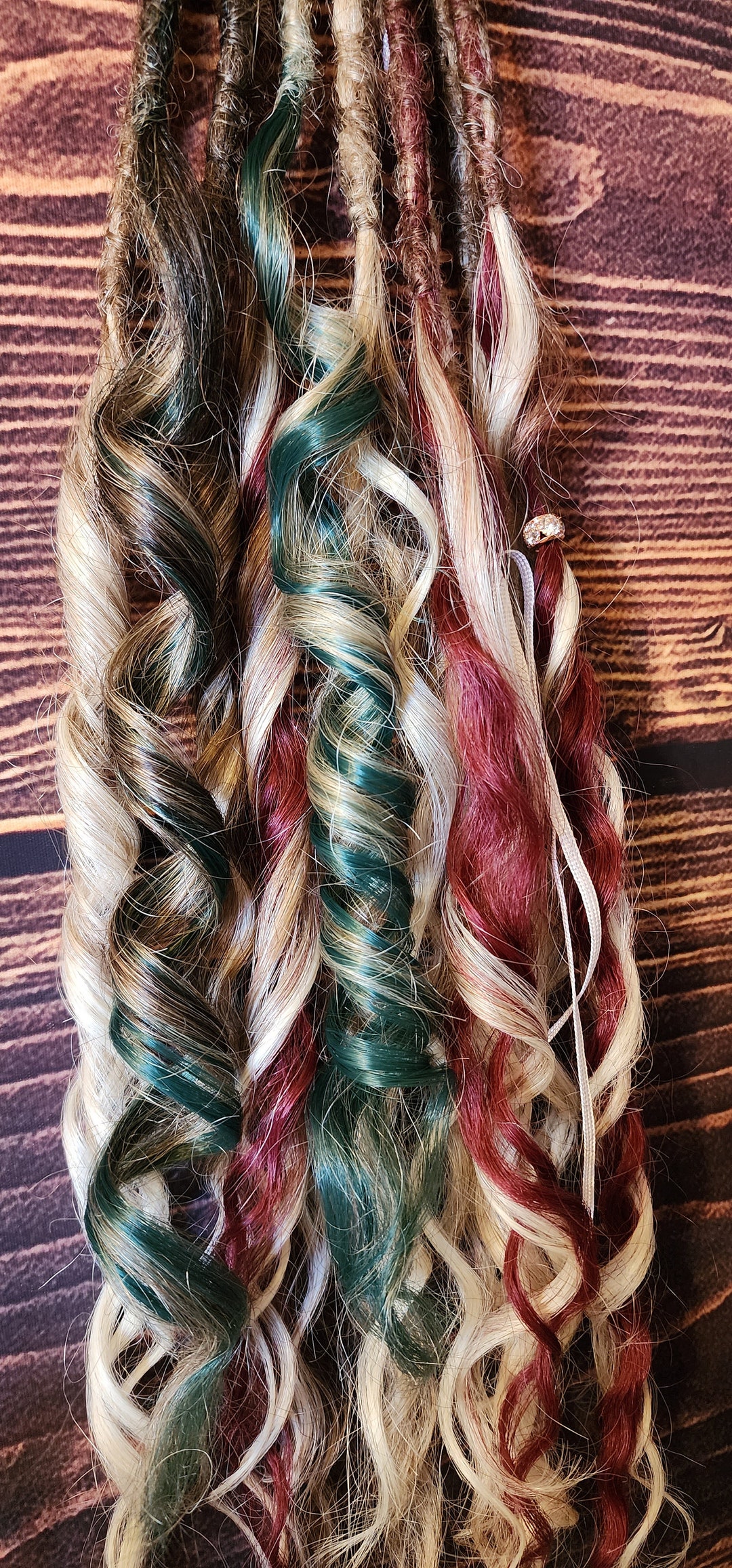 Ready to Ship 10 SE Dreads Christmas Mix Dreadlocks Wavy - Etsy