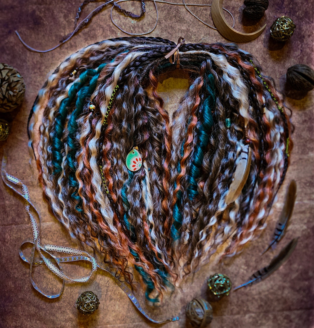 Rohan - Wavy Soft Curly Viking Synthetic Dreadlocks Locs Extensions - Etsy