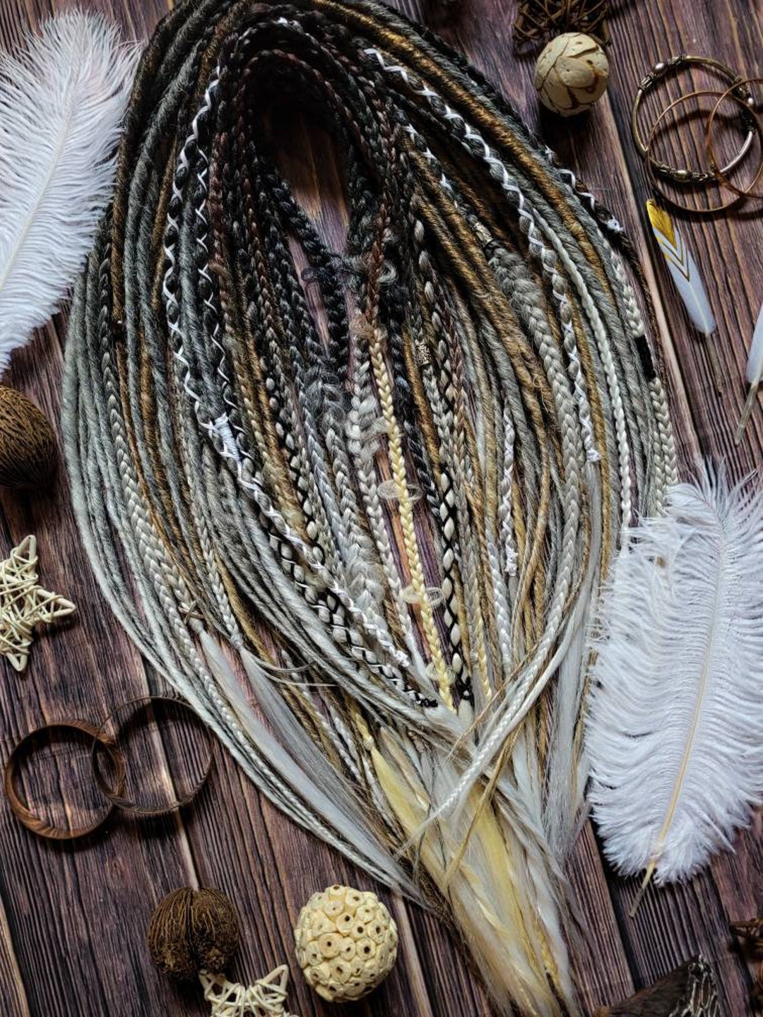 Valkyrie - Synthetic Dreadlock Extensions Single Ended Double Ended ...