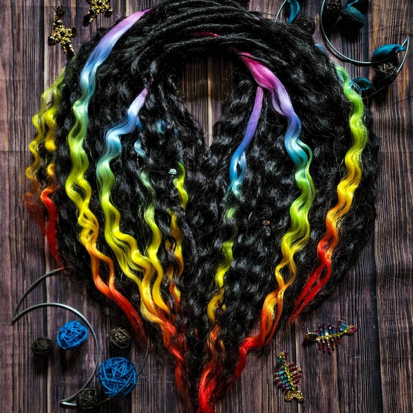 Rainbow Soft Locs - Etsy